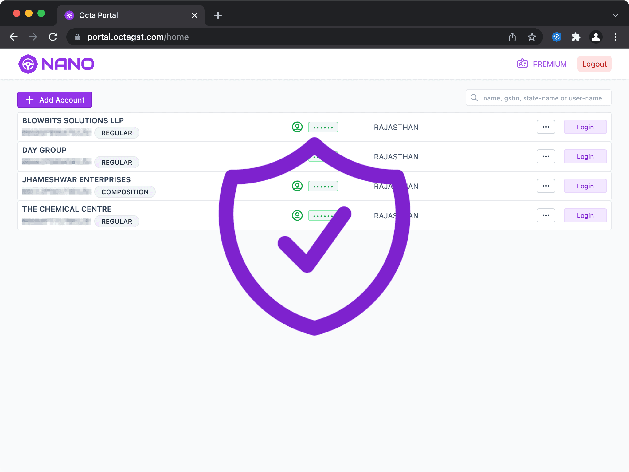 Features – Nano GST